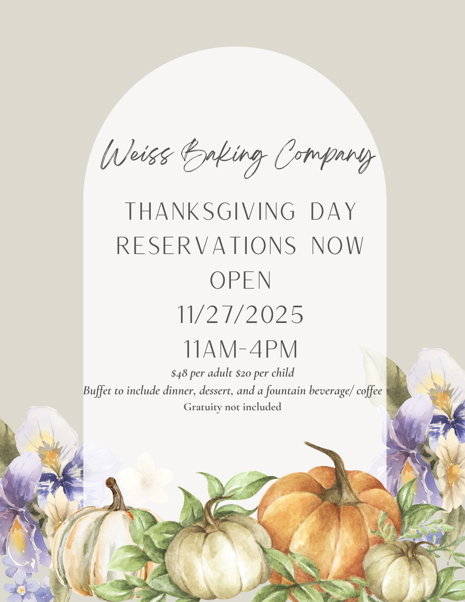 early for private events on 10 4 2025 at 1pm 10 25 25 at 1pm 11 1 2025 ...